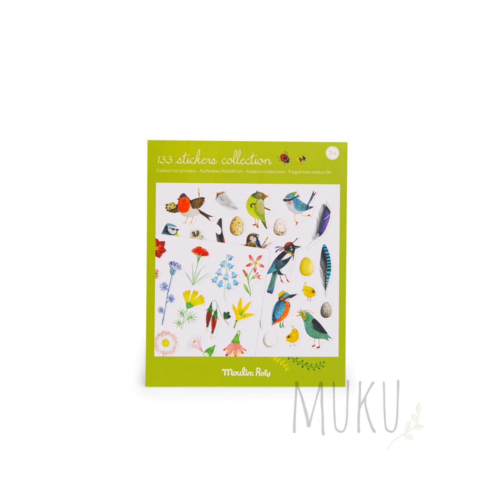 muku-onlineshop - Moulin Roty The Botanist 133 Stickers Collection
