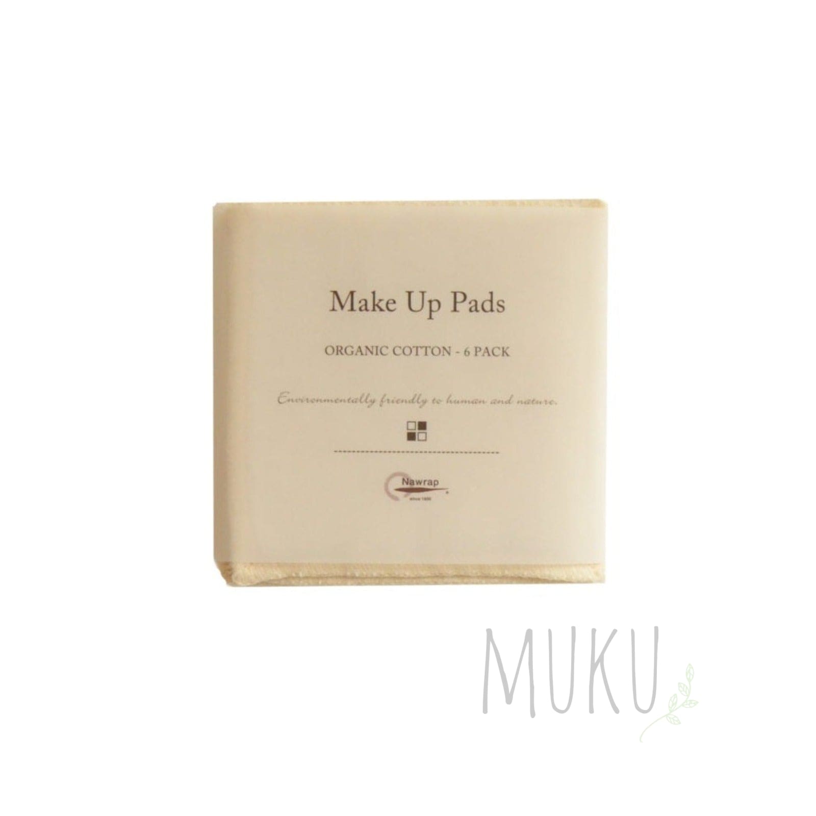 muku-onlineshop - ORGANIC COTTON MAKE UP PADS 6 Packs